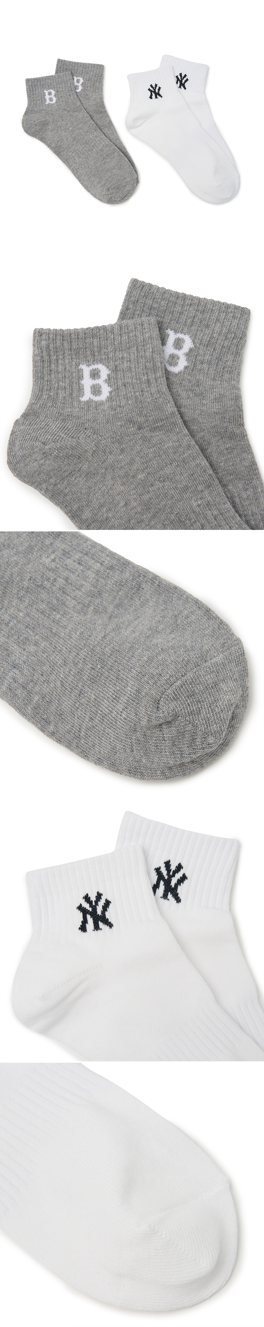 Small Logo Short Socks 2Pairs Set - MLB KOREA